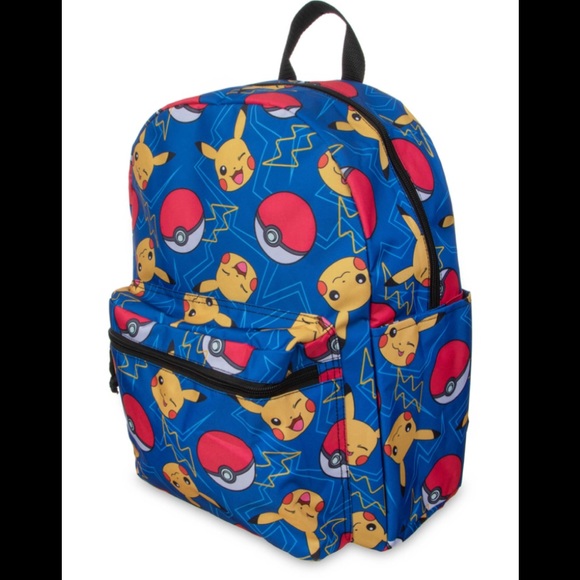 Bioworld | Accessories | Pikachu Pokeball Backpack Nwt | Poshmark